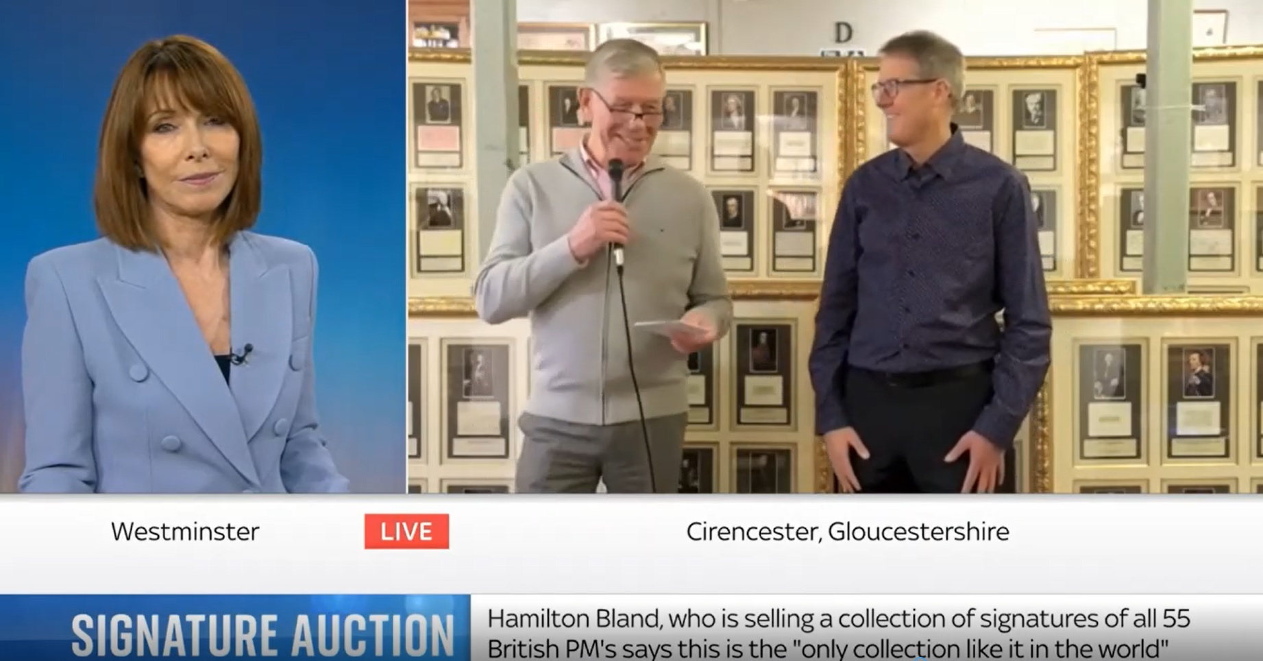 Signatures go under the hammer - PLMR