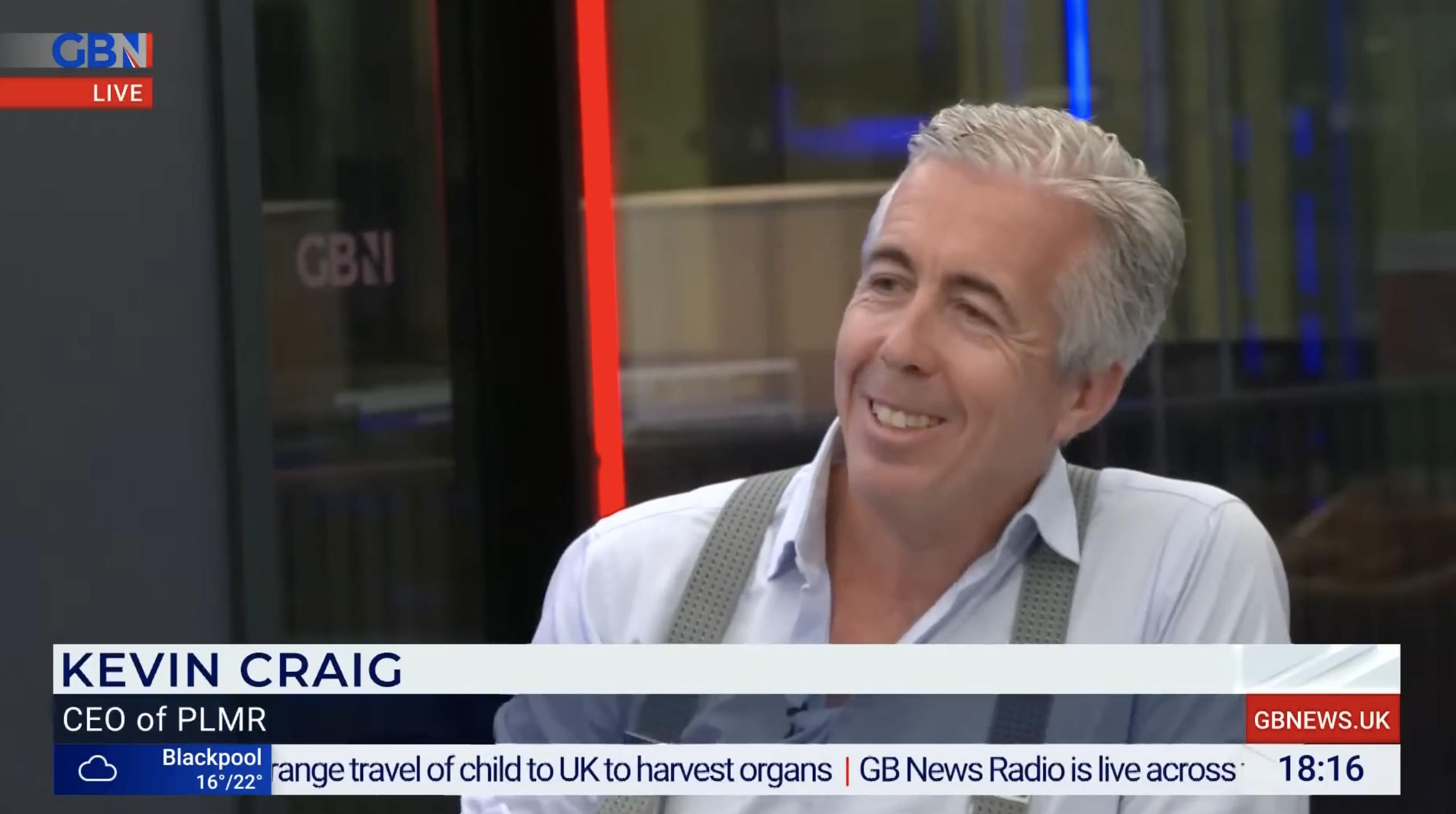 PLMR CEO Kevin Craig on the Dewbs and Co. show, GB News discussing ...