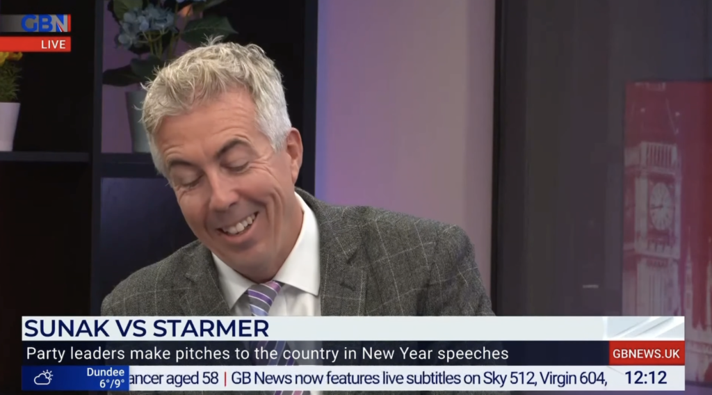 PLMR Founder & CEO Kevin Craig on GB News discussing Sunak vs. Starmer ...