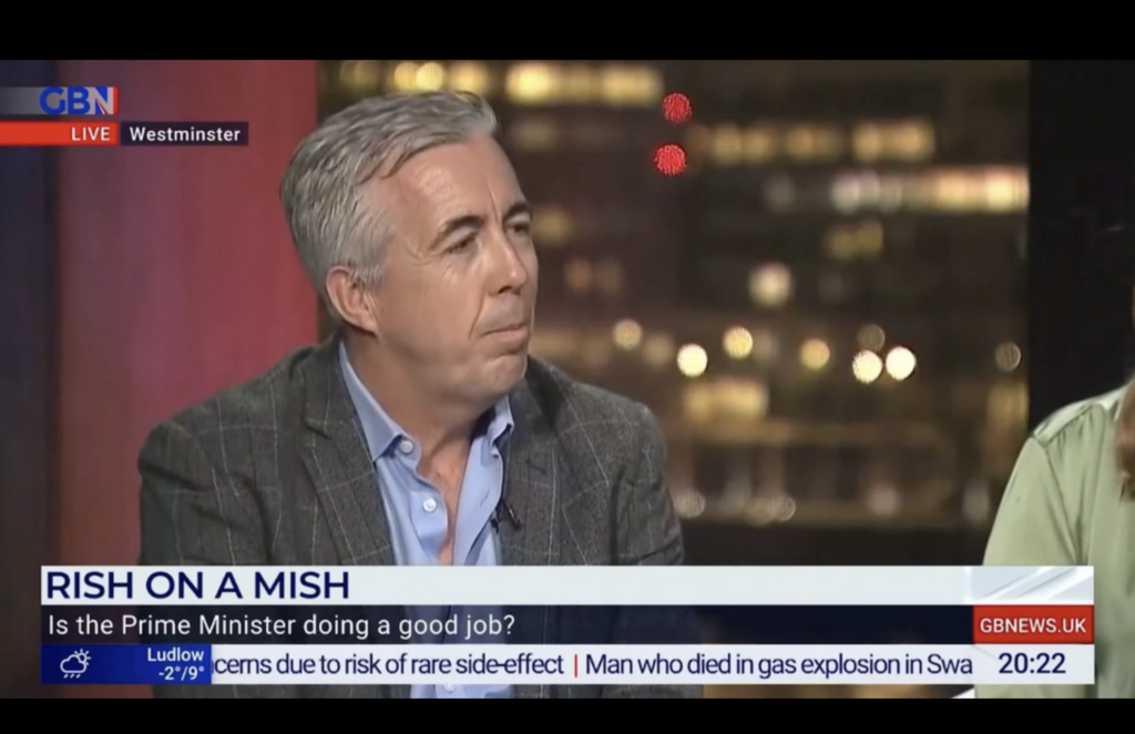 Kevin Craig on GB News discussing the UK’s political landscape - PLMR