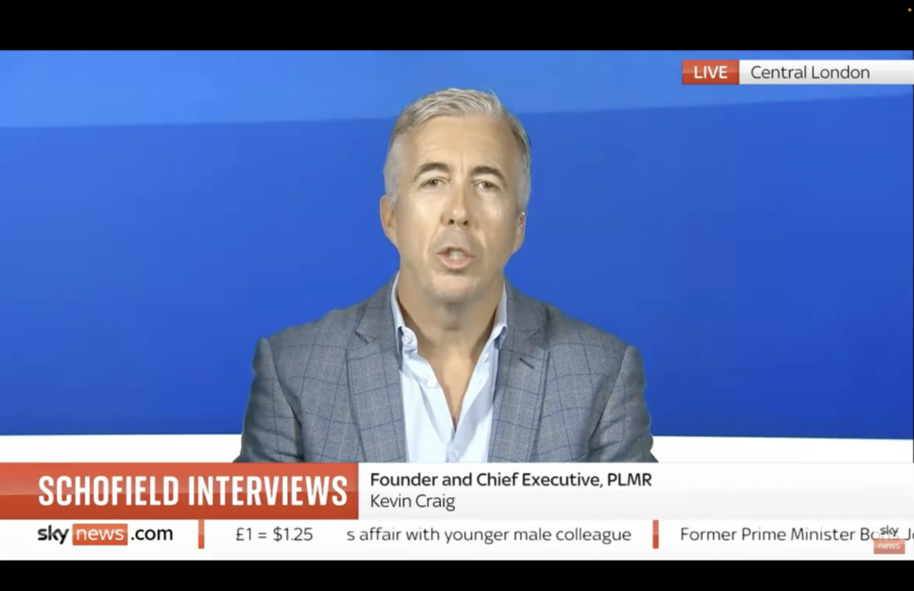 PLMR's CEO, Kevin Craig, on Sky News Discussing the Phillip Schofield ...