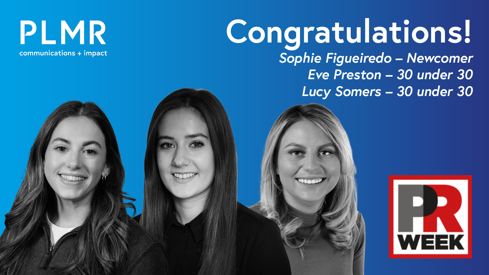 PLMR Group celebrates as its top young talent are recognised as rising ...