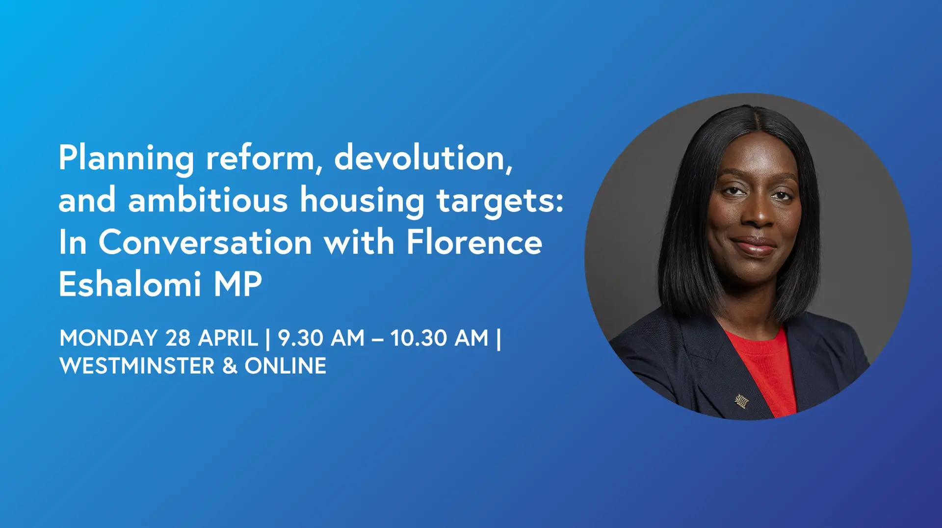 Planning reform, devolution, and ambitious housing targets: In ...