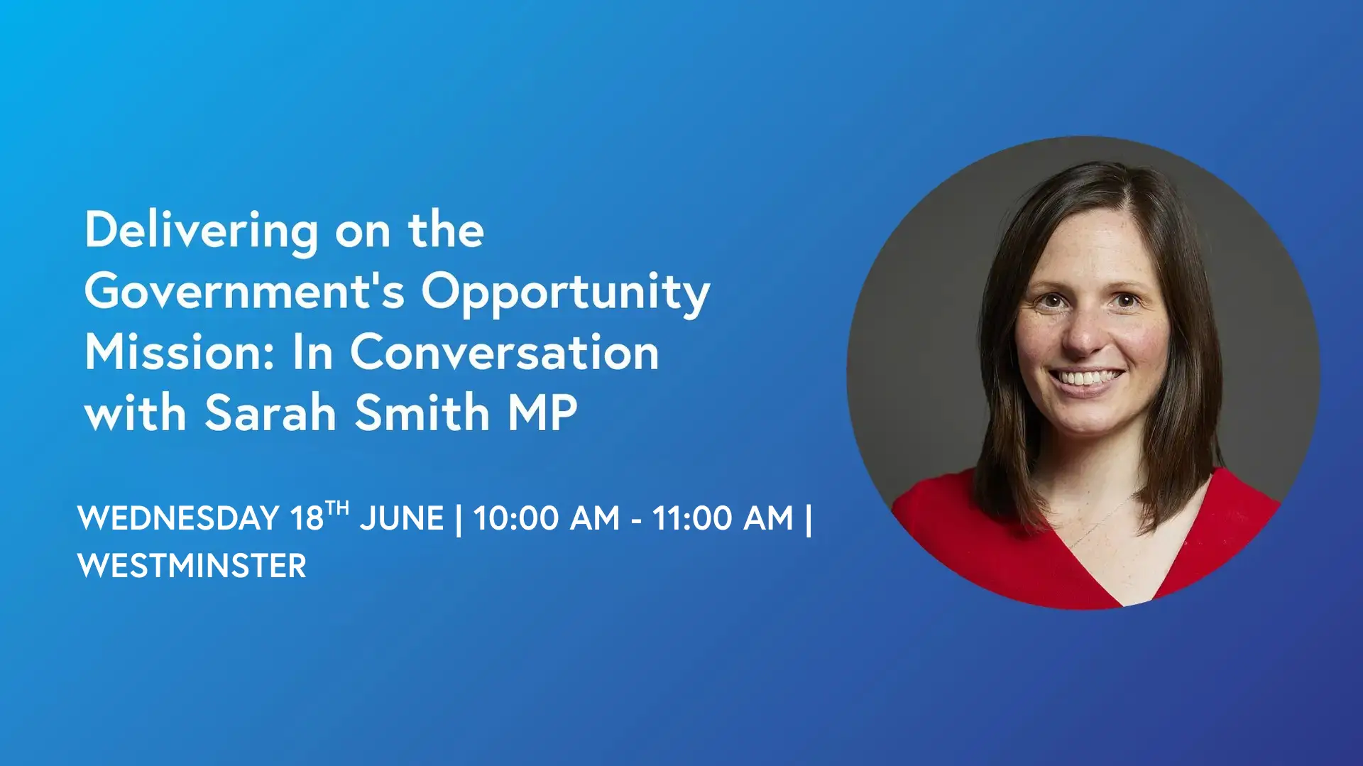 Delivering on the Government's Opportunity Mission: In Conversation ...